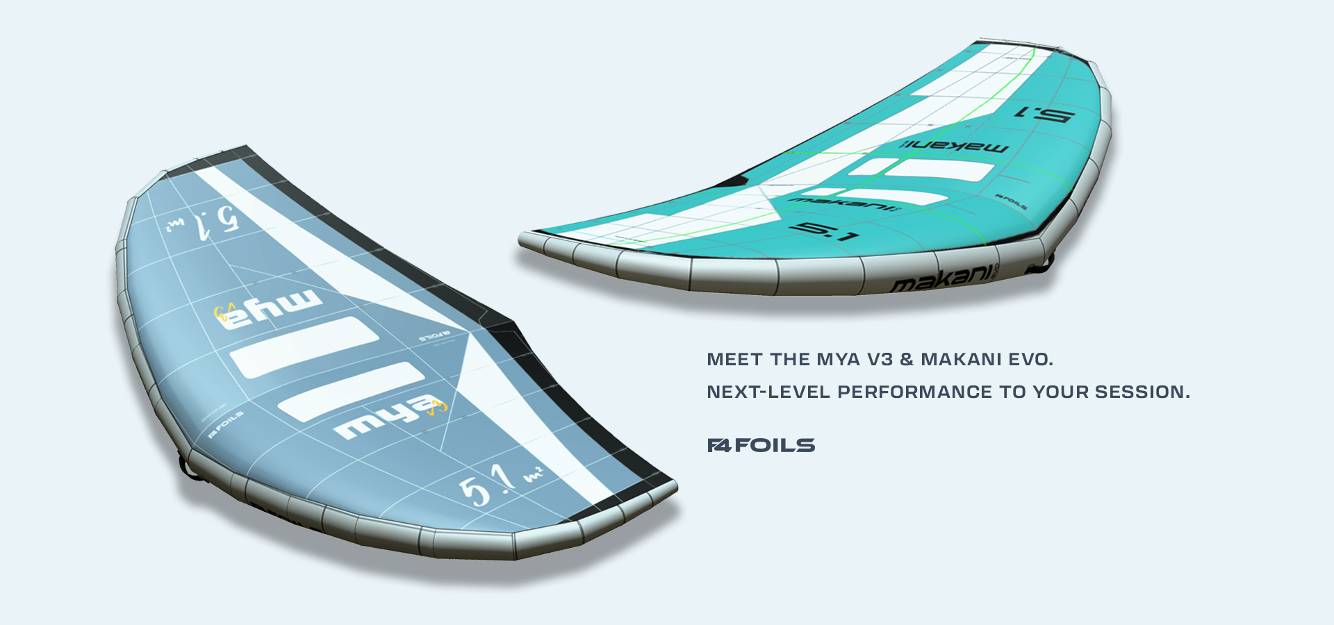 Introducing the Mya V3, Makani Evo, and the F4 US Wingfoil National Ch – F4 Foils